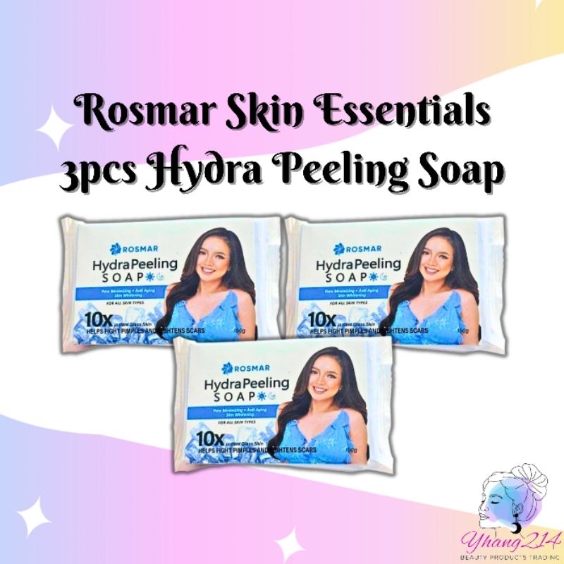 3pcs Rosmar Skin Essentials Hydra Peeling Soap 150grams | Shopee ...