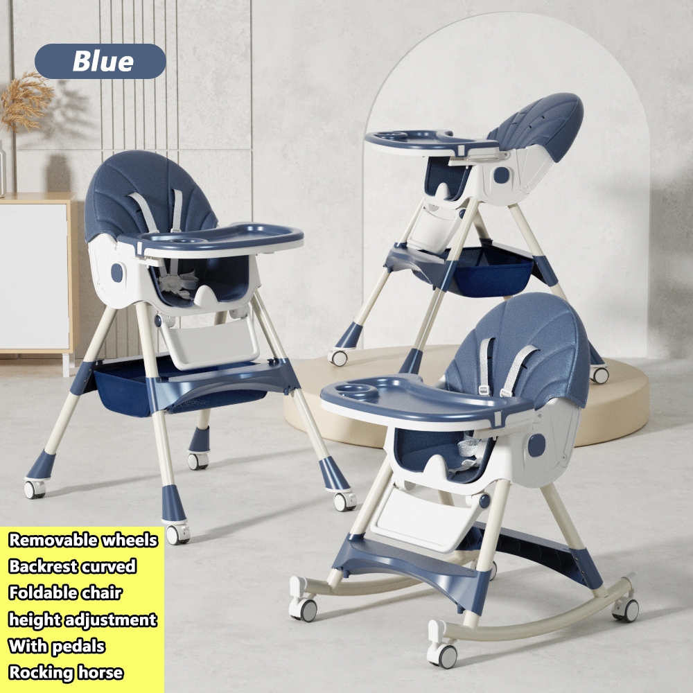 Backrest curve High chair for baby Height wheels Baby high chair ...