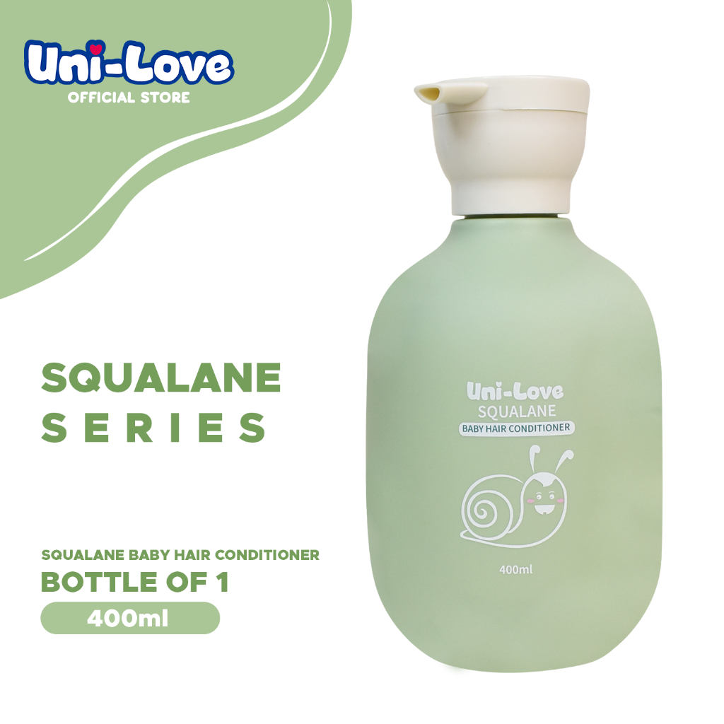 Uni-Love Squalane Baby Hair Conditioner 400ml Bottle of 1 | Shopee ...