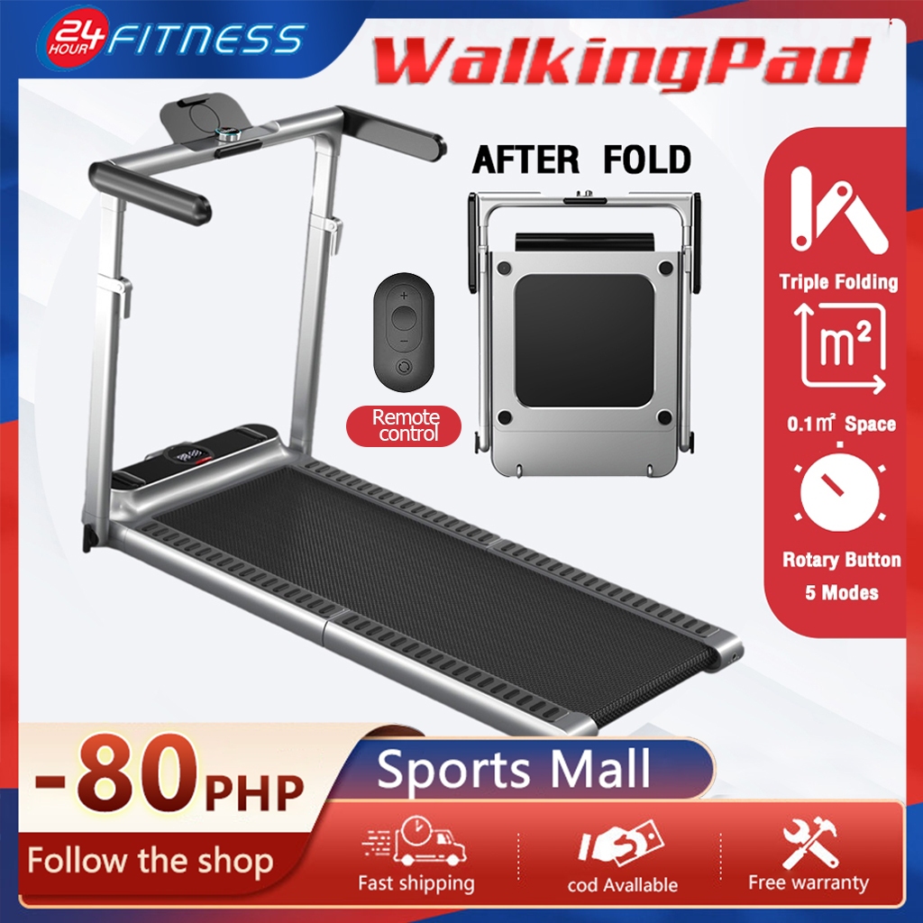 Walking Pad Foldable Treadmill Machine Walking and Running Upright ...