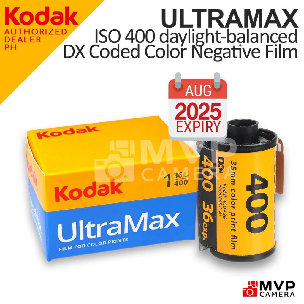 KODAK ULTRAMAX 400 Color Negative Film ISO 400 135 35mm C41 PROCESS MVP ...