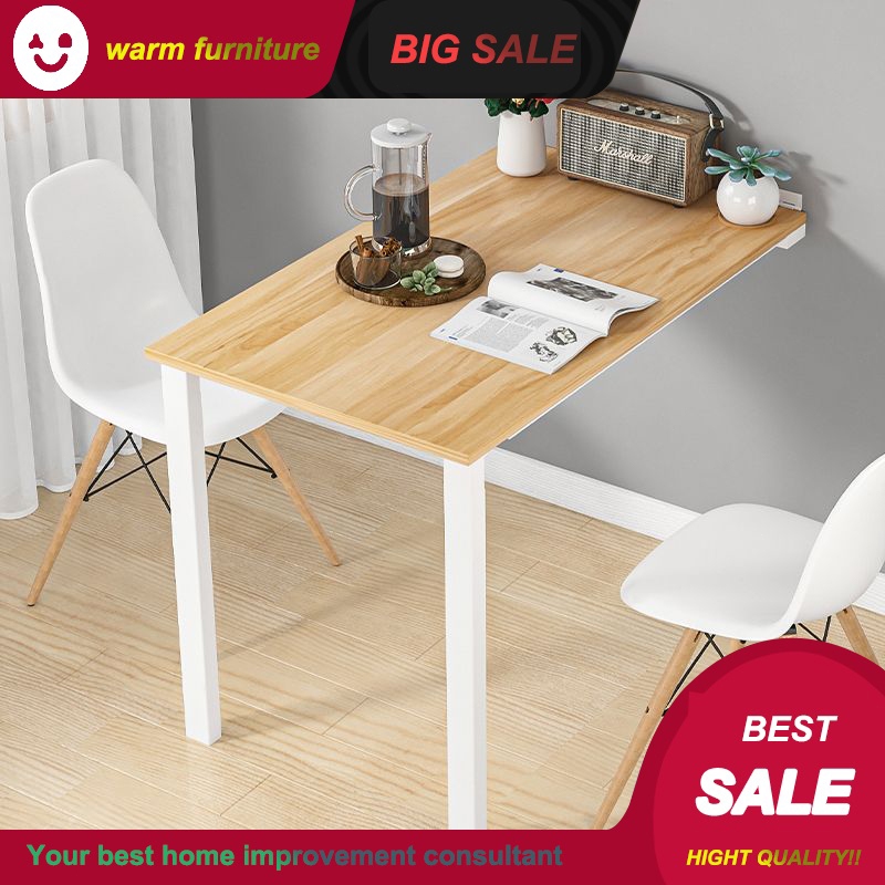 Wall table wall hanging folding table wall table simple invisible wall ...