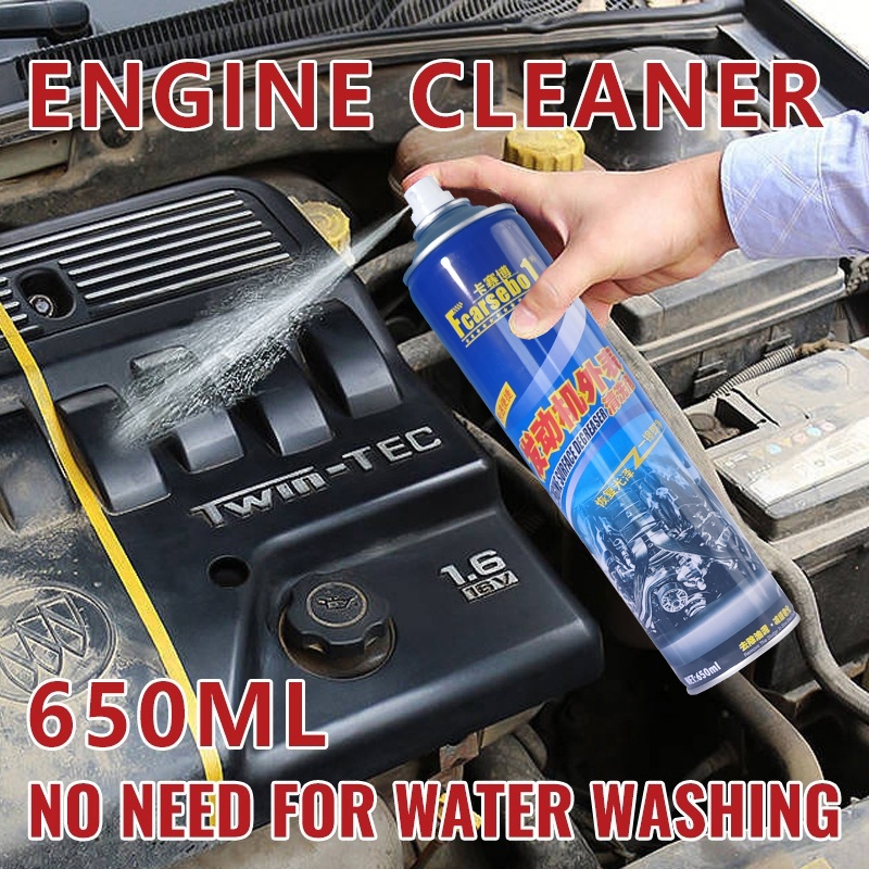 650ML engine degreaser motorcycle car engine cleaner spray Quickly remove oil stains | Shopee ...