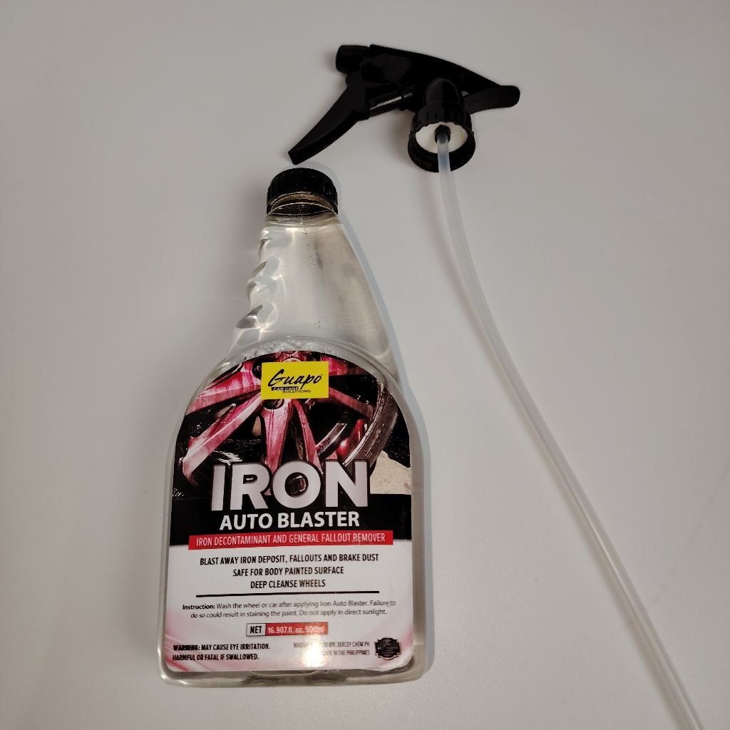 GUAPO IRON AUTO BLASTER DECONTAMINANT SPRAY 500ML | Shopee Philippines