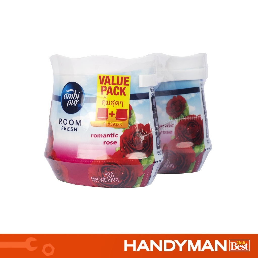 Ambi Pur Room Fresh Air Freshener Gel Romantic Rose 180g (Bundle of 2) | Shopee Philippines