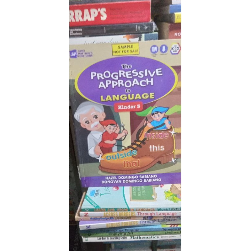 the progressive approach to language kinder 3 (slitely use) | Shopee ...