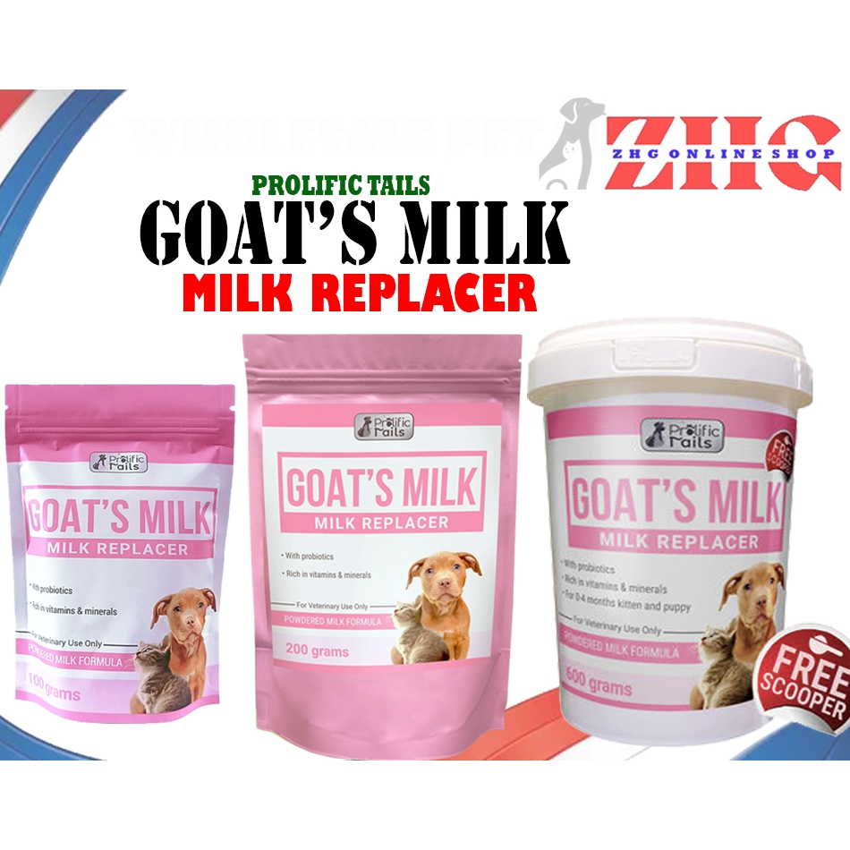 ZHG. Prolific Tails GOAT'S MILK (Milk Replacer) | Shopee Philippines