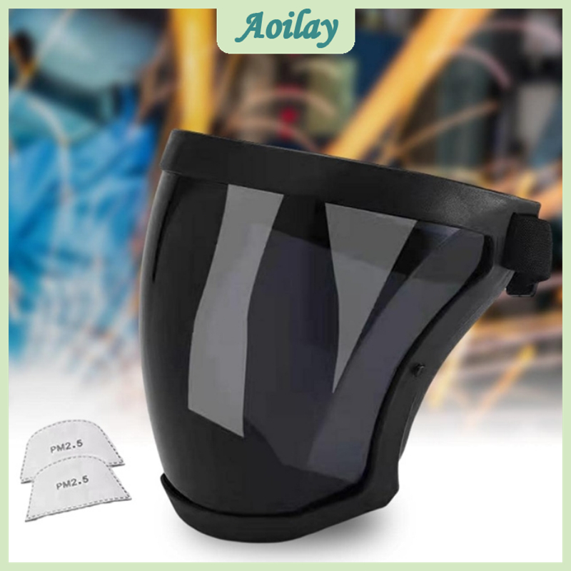 Welding Face Shield Anti-fog Heat Insulation Safety Protection Mask ...