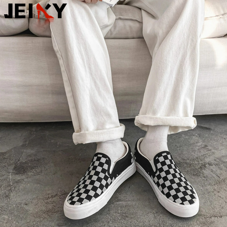 JEIKY Korean fashionable women's casual shoes, comfortable white shoes ...