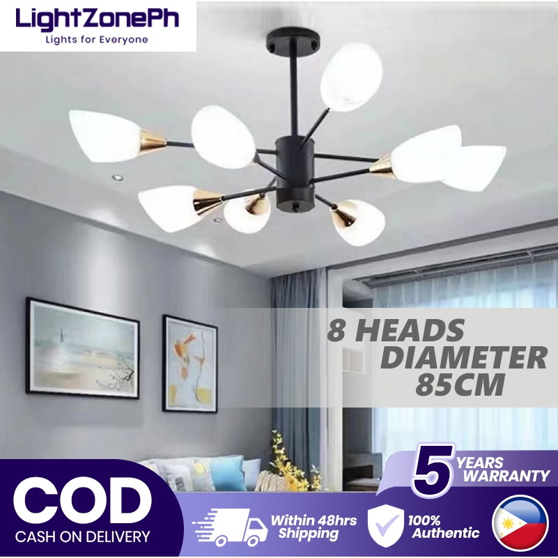 LED 3Color Modern Chandelier Living Room Chandelier Ceiling Light ...
