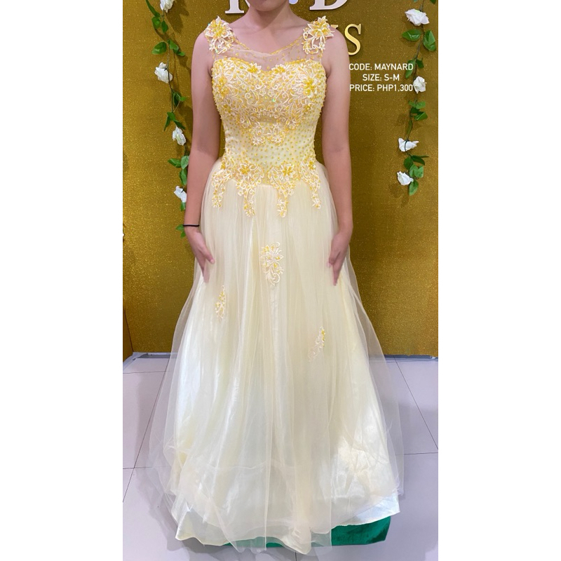 DEBUT GOWN (CODE: MAYNARD) | Shopee Philippines