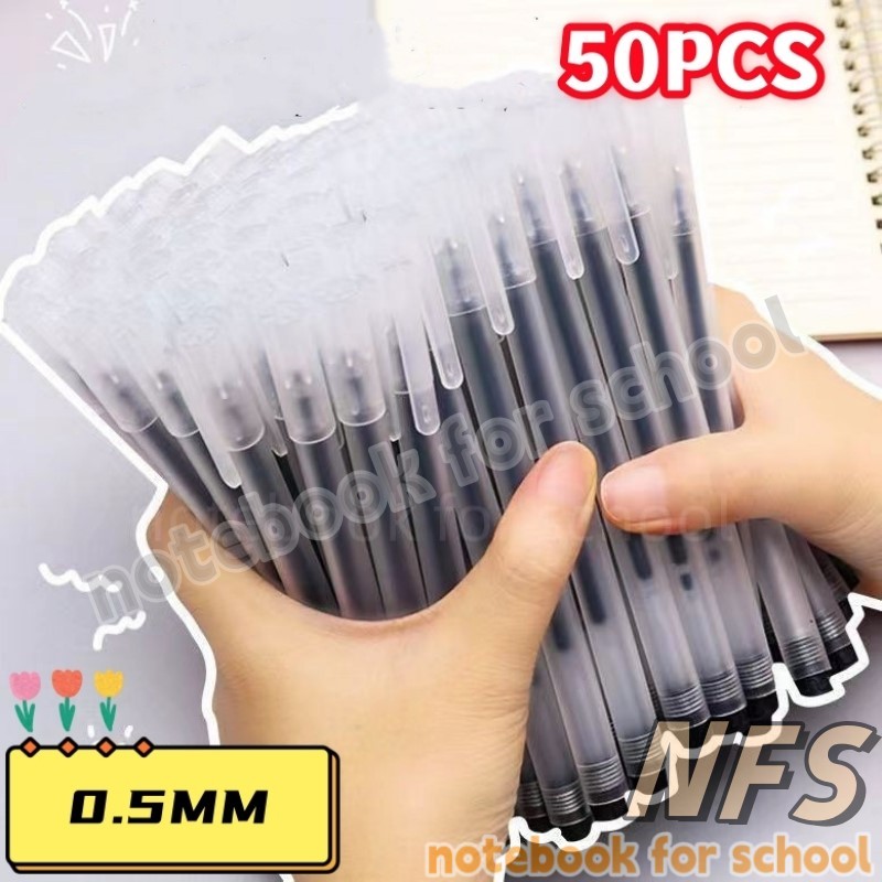NFS Wholesale Frosted Transparent Gel Pen 0.5MM Signature Office ...