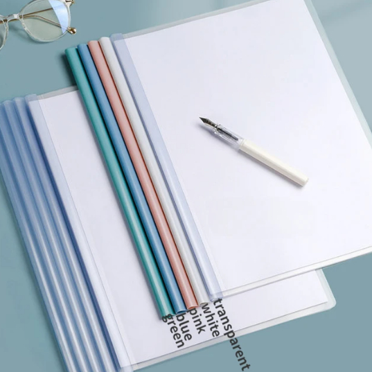 10pcs Sliding Folder Folder a4 Thickening Transparent For Paper ...