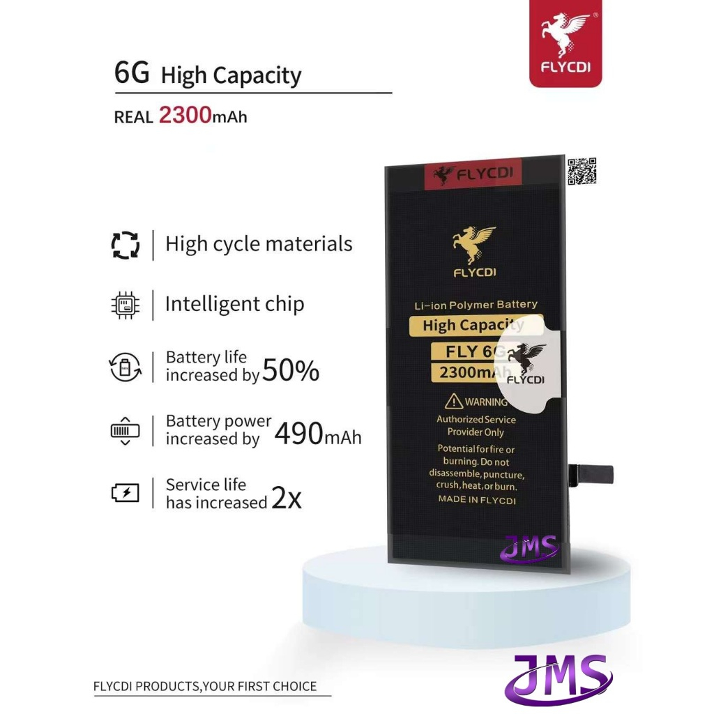 FLYCDI Battery for 6g /6s /6plus /6splus /7g /7plus /8g /8plus /Xr /X ...