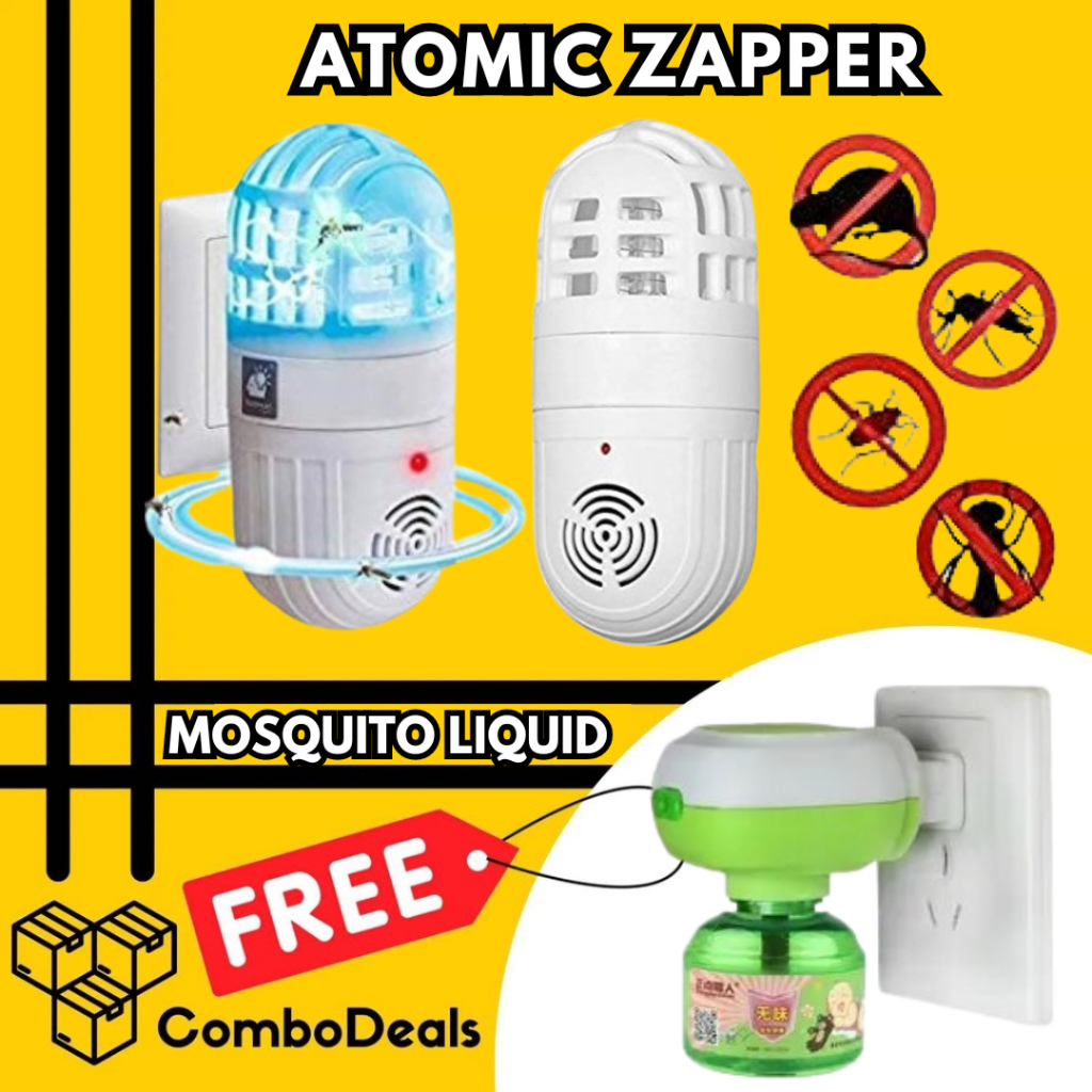 Original Effective Atomic Zapper Mosquito Killer with FREE Electric ...