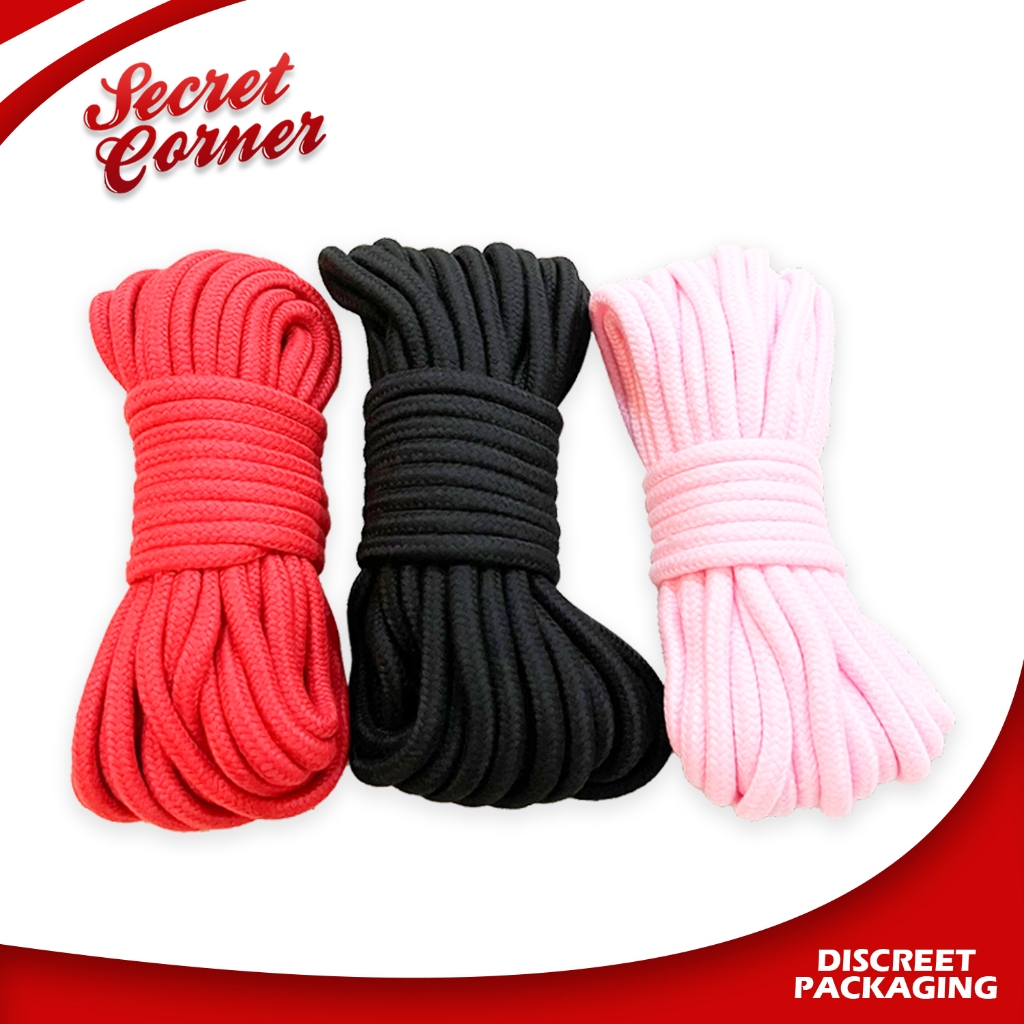 Secret Corner Bdsm Cotton Bondage Rope Japanese Shibari Rope - Red ...