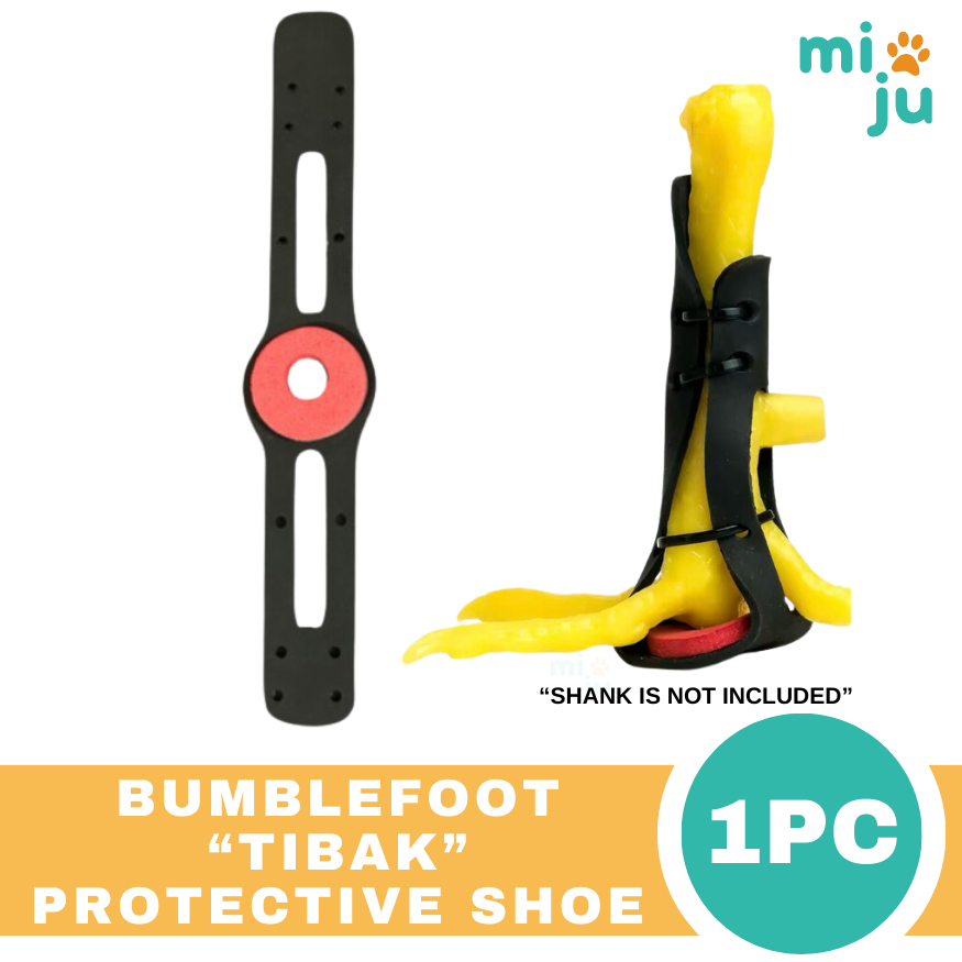 Tibak (Bumblefoot) Protective Shoe - Black Rooster - For Chickens ...