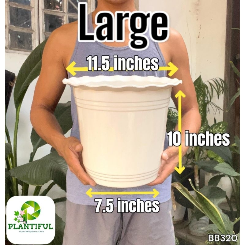 Wavy Flower Pots for Sale | Classy | Durable | Rubberized. Great for ...