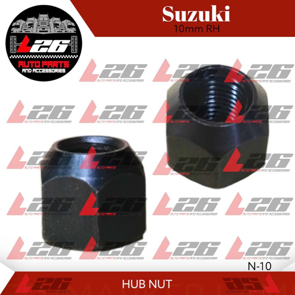 10mm RH Hub Nut for Suzuki Hub Nut only N-10 | Shopee Philippines