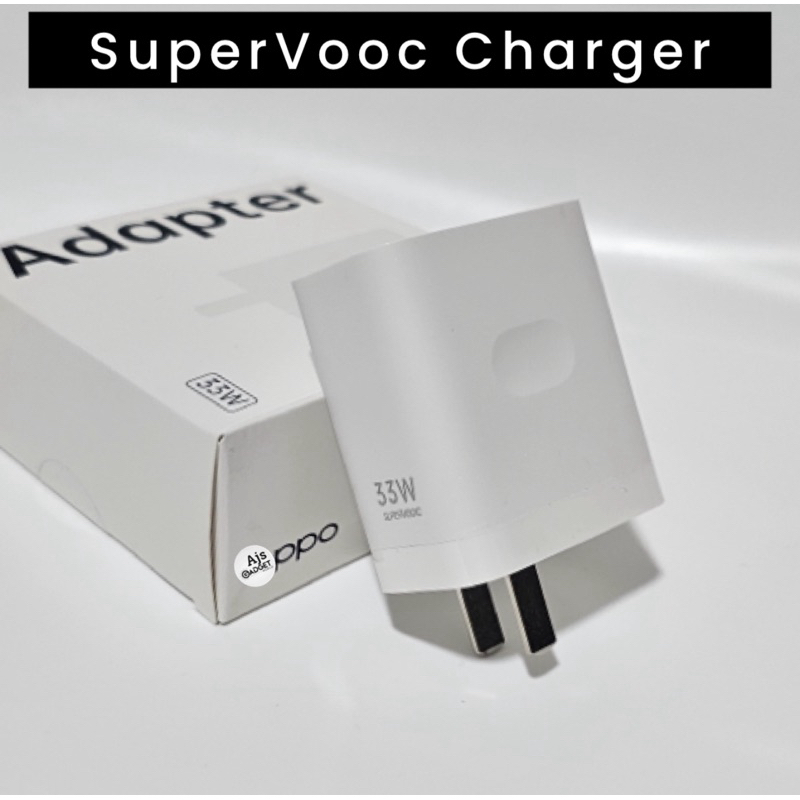 Original 33W Adaptive Charger Supervooc Compatible with Oppo with 6A ...