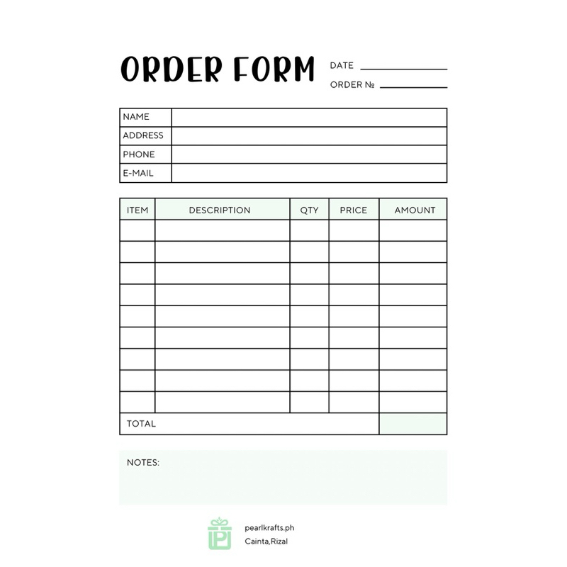 personalized order slip | Shopee Philippines
