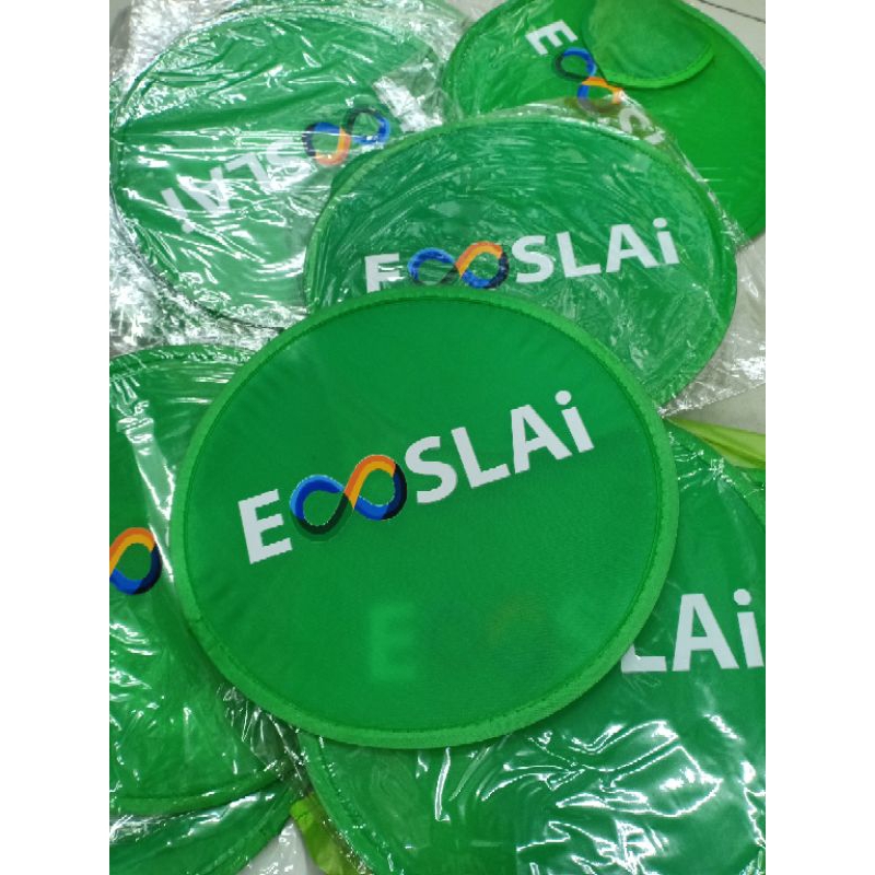 CUSTOMIZED colored foldable fan with print 50pcs DTF print | Shopee ...