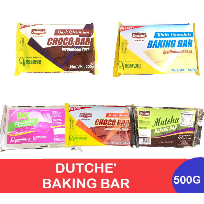 Dutche Chocolates Baking Bar Dutche Dark Premium Semi Sweet White ACC ...