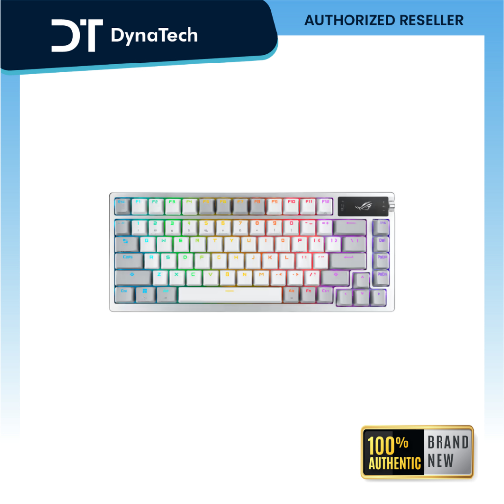 Asus ROG Azoth NX Snow Custom Hot-swappable Wireless Mechanical Gaming ...