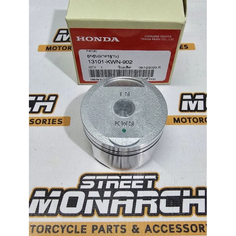 HONDA GENUINE PISTON ONLY (13101-KWN-902) FOR HONDA CLICK 125 V1 V2 V3 ...