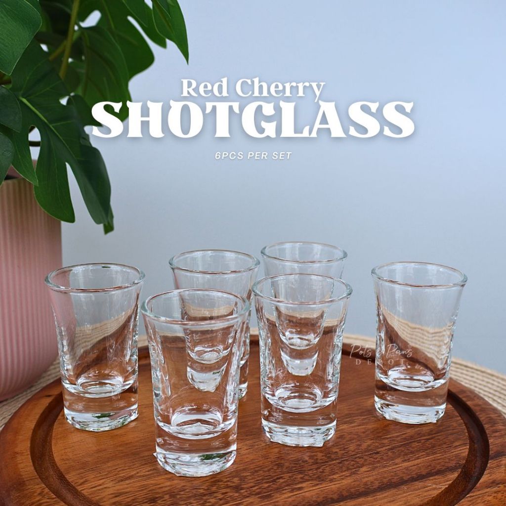 Red Cherry Shot Glass (20ml/50ml) | Shopee Philippines