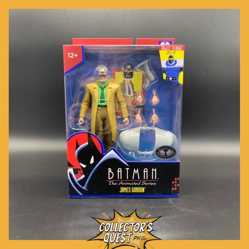 DC Direct Batman The Animated Series 6” Commissioner Gordon Platinum ...