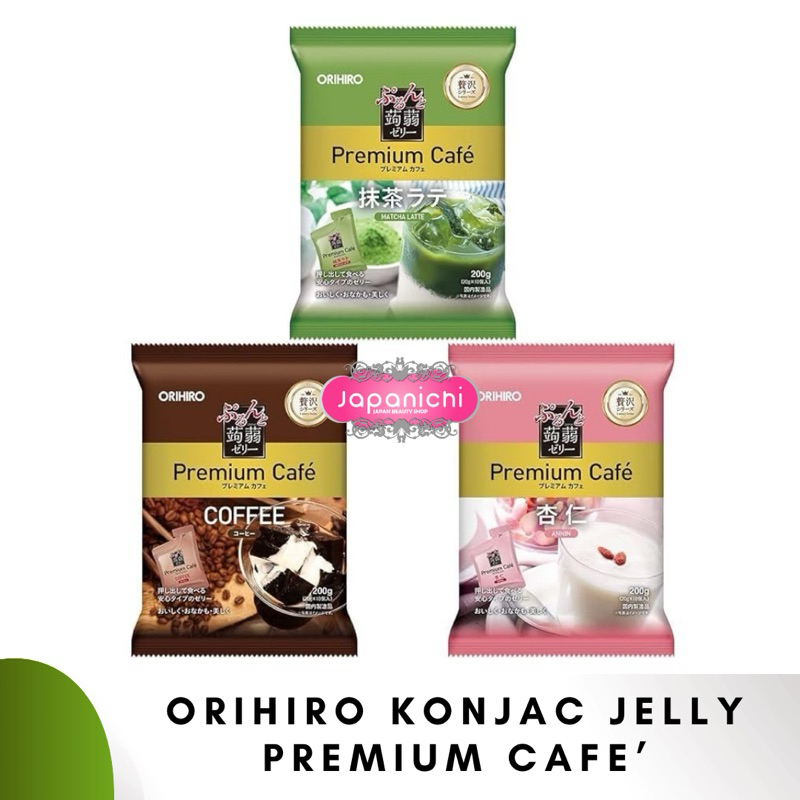 Orihiro konjac Conjac Konyaku Jelly Premium Cafe matcha Coffee | Shopee ...