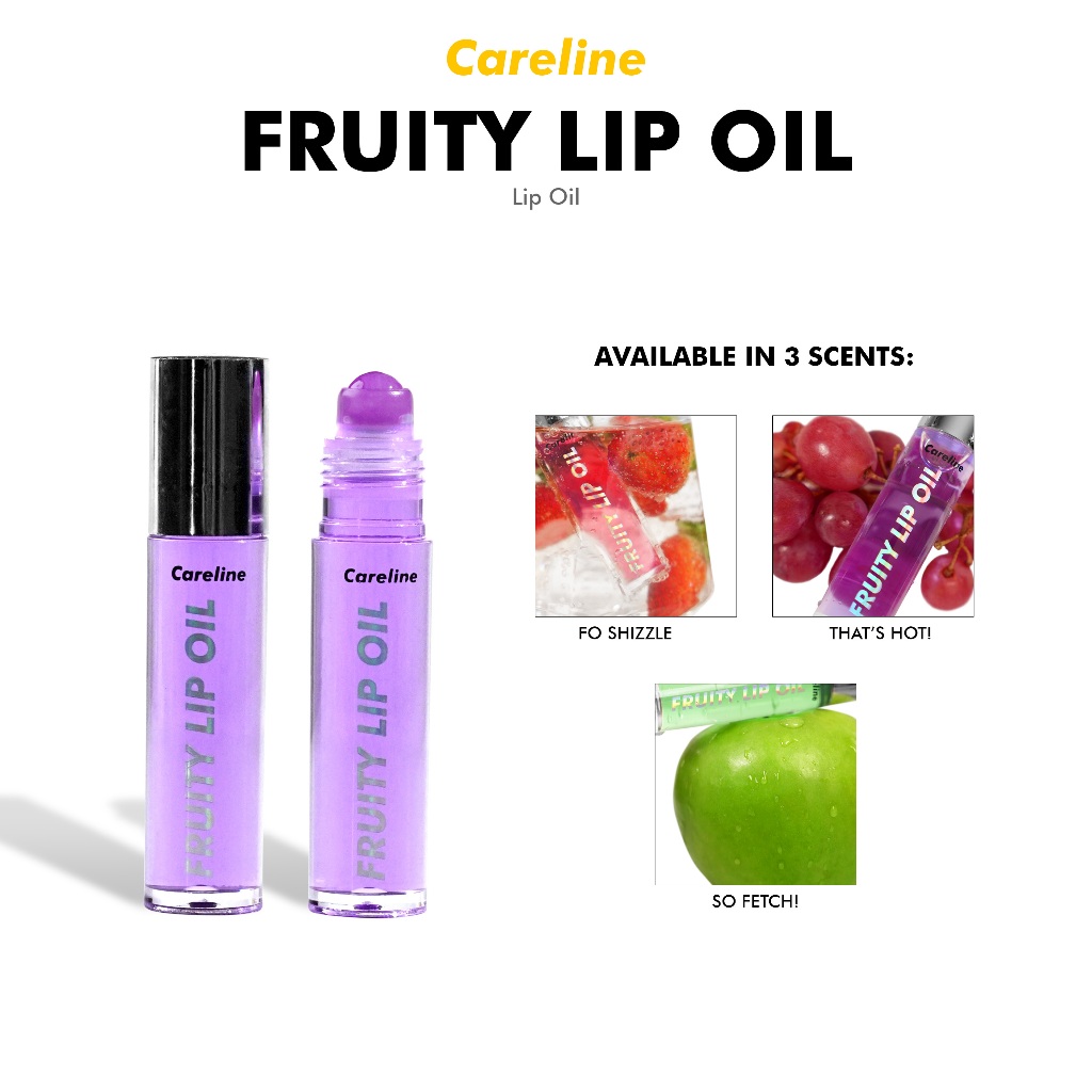 Careline Fruity Lip Oil 6ml | Shopee Philippines