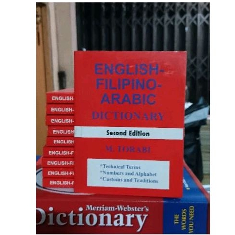 English Filipino Arabic Dictionary Reprint only | Shopee Philippines