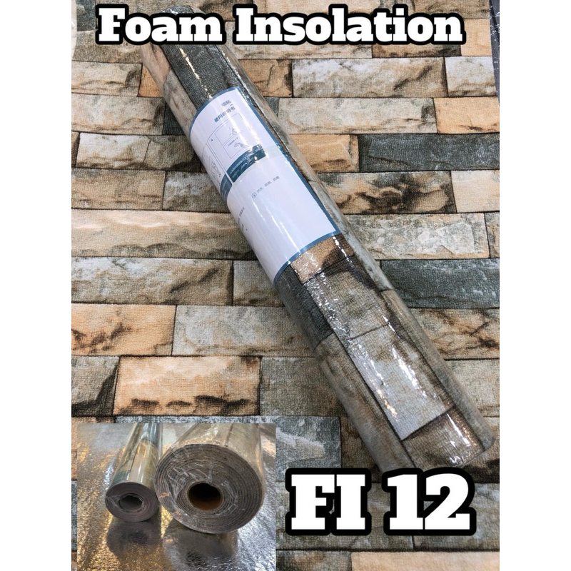 Foam Linen Wallpaper 280cm x 50cm and 2.8 thickness Waterproof and Heat ...