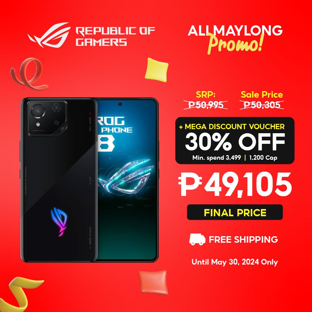 Asus ROG Phone 8 IP68 12+256GB Android 14 5G Dual-SIM Gaming Mobile Phone | Shopee Philippines