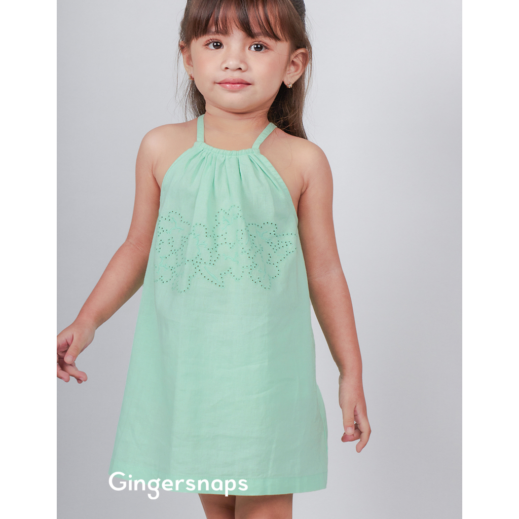 Gingersnaps Baby Girls' Swing Dress With Cut Out Lace Detail | Shopee ...