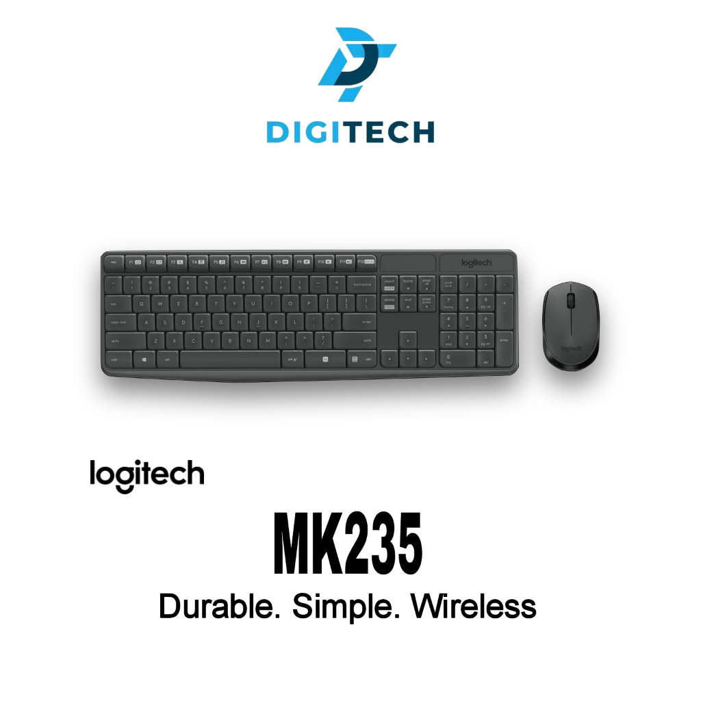 LOGITECH MK235 KEYBOARD AND MOUSE COMBO | Shopee Philippines
