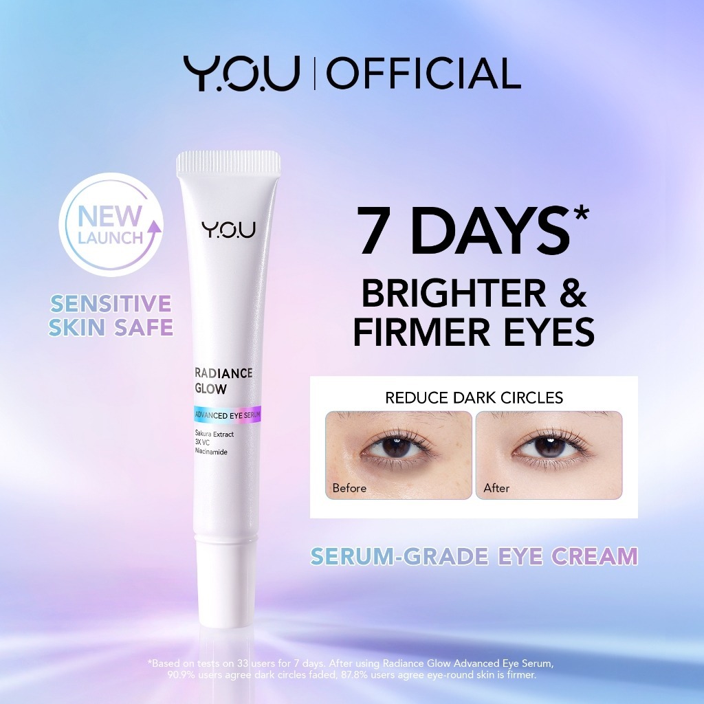 Y.O.U Radiance Glow Advanced Eye Serum-Sensitive Skin Collagen 3D ...