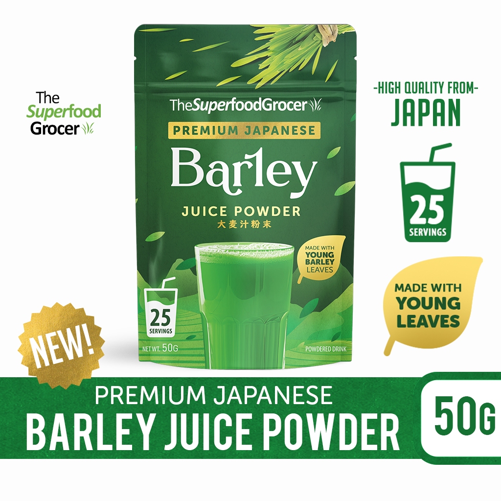 The Superfood Grocer Premium Barley Grass Juice Powder 50g | Shopee ...