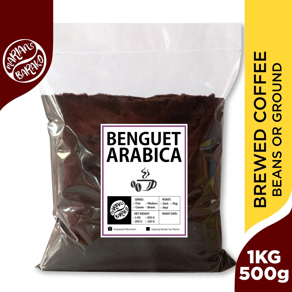 [KBM] Authentic Baguio Benguet Arabica Coffee (1KG/500G) [Kapeng Barako ...