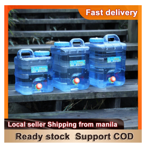 Bucket Portable Food-Grade Water Container with Faucet fo Campingr ...
