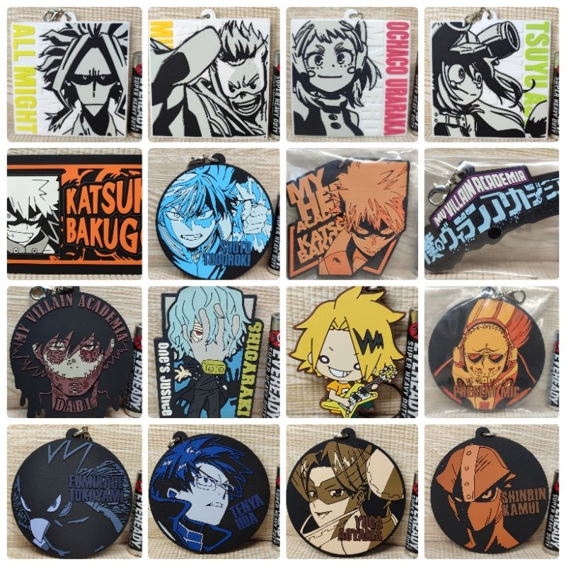 [RESTOCKED: Dec 20] My Hero Academia (MHA) Anime Rubber Strap | Shopee ...