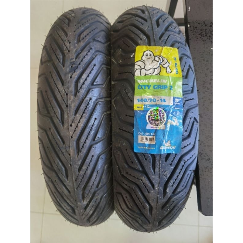 Tire Michelin City Grip 2 Tubeless 140/70-14 and 120/70-15 Made in Serbia Original | Shopee ...