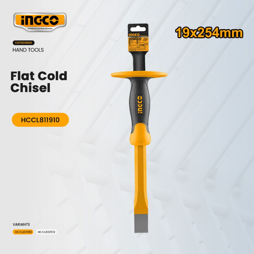 Ingco Industrial Flat Cold Chisel Demolition Stone Wall Breaker Breaking Tool IHT | Shopee ...