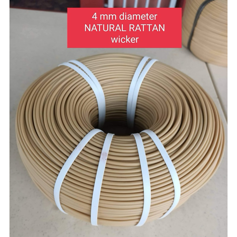 Synthetic rattan (Natural rattan wicker/flat) 5KG | Shopee Philippines