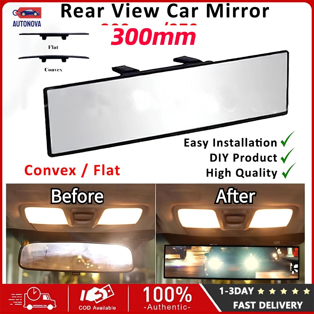 Car Mirror Interior Rearview Mirrors Universal Auto Rear View Mirror ...