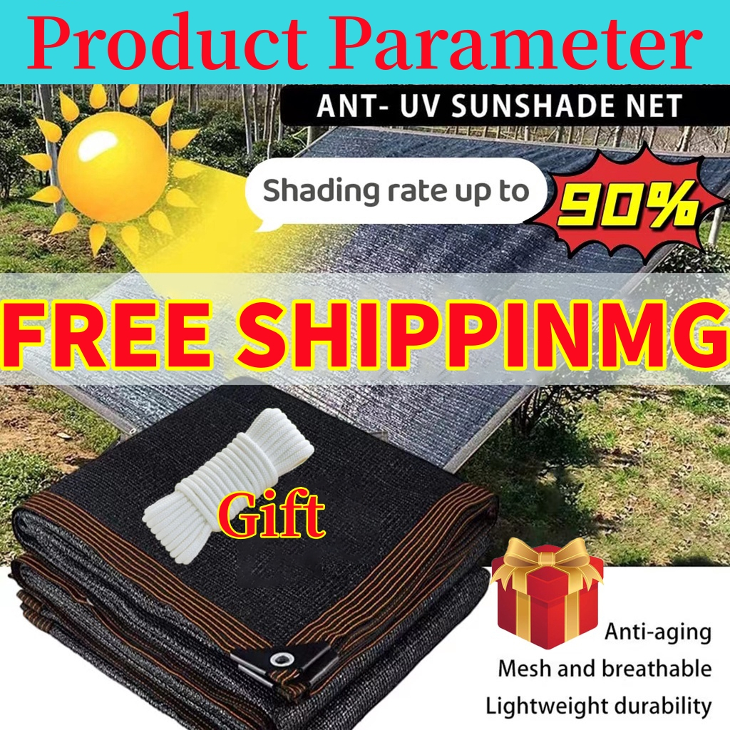 【COD】Anti UV 95% Sun Shade Net Outdoor Waterproof Garden Sunscreen Farm ...
