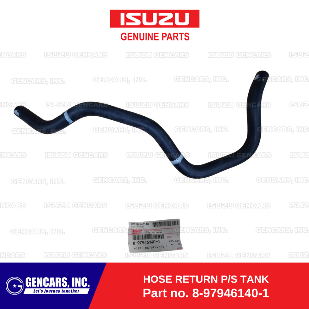 Isuzu Hose Return Power Steering to Tank for Mux / Dmax 2015-2019 ...