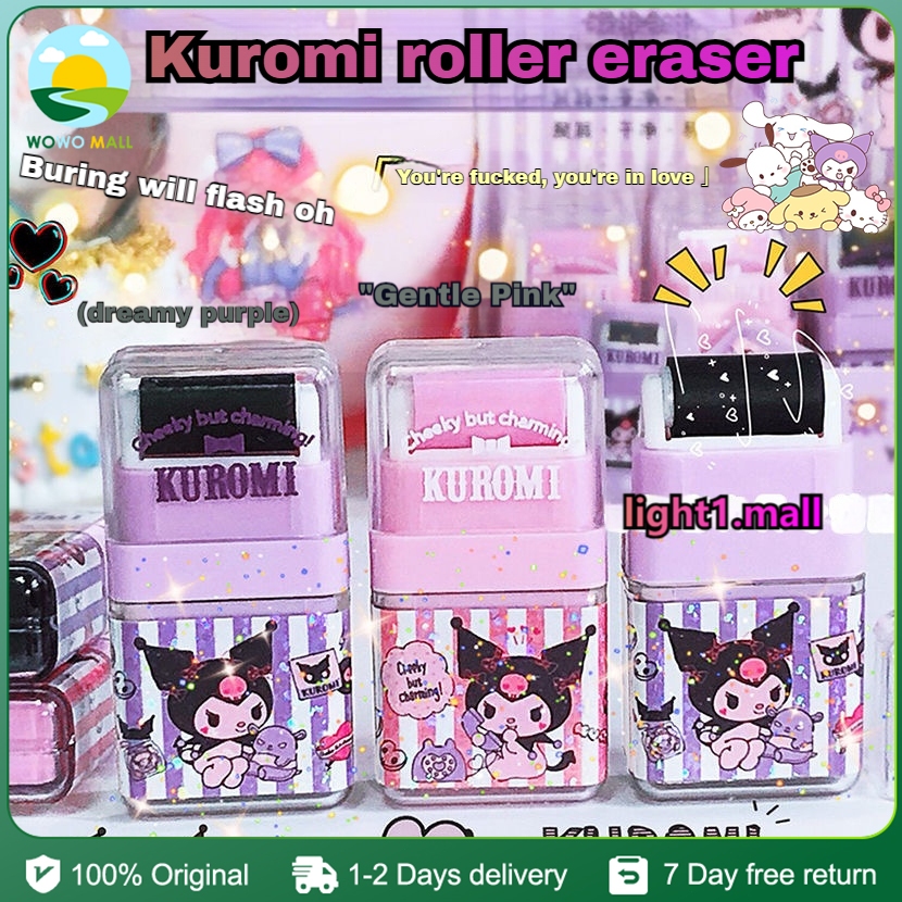 Sanrio Pencil Roller Eraser, Removable Eraser for Kids School Office ...